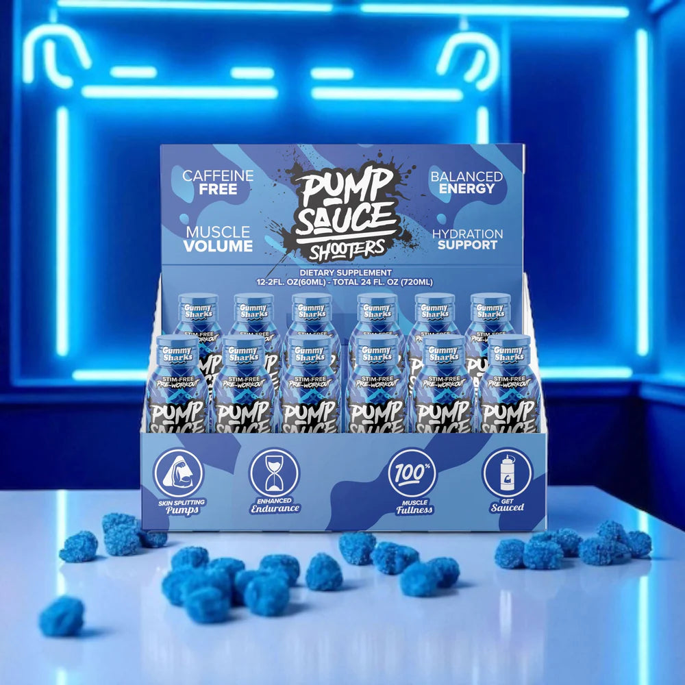 Pump Sauce Shooters - Convenient Pre-Workout Shot | Instant Energy ...